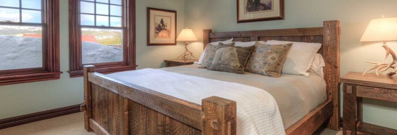 Queen Barnwood Beds - Rustic Montana Furniture